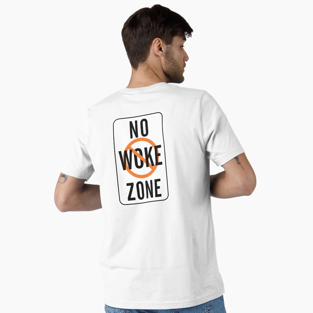 "No Woke Zone" Sticker for Sale by dasignlady | Redbubble