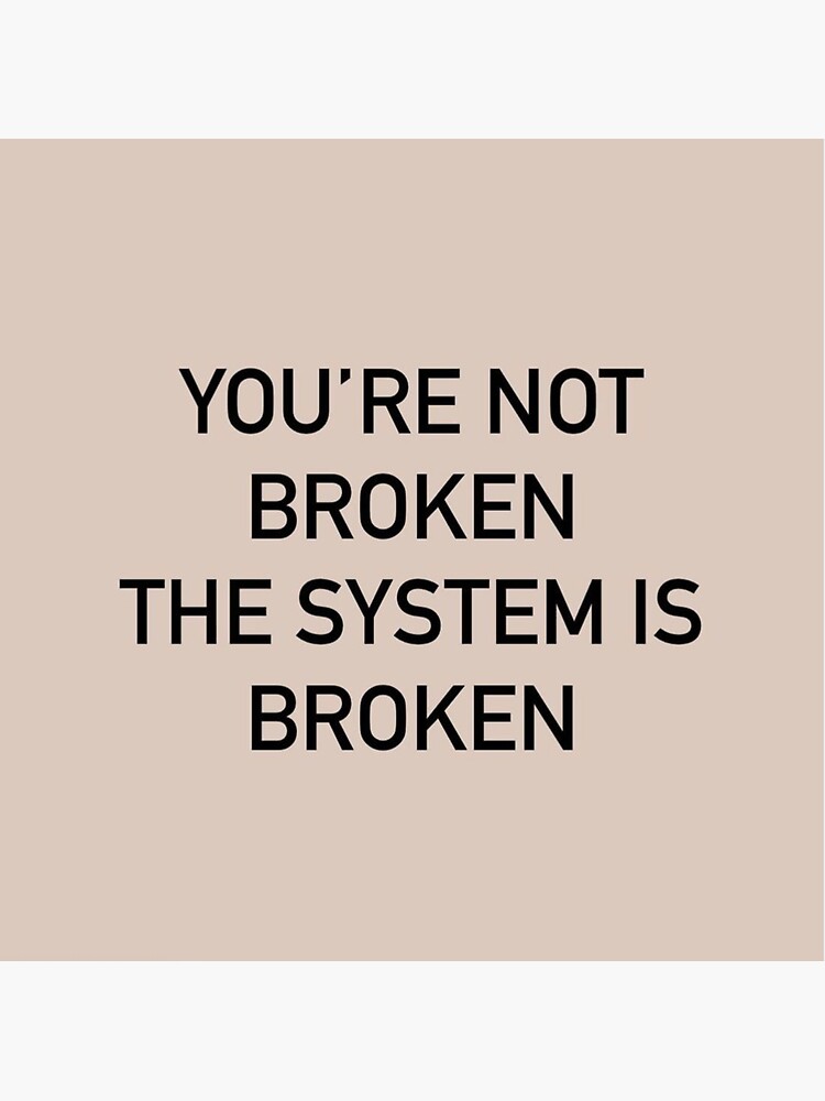 "System broken" Sticker for Sale by AnoukBDeville | Redbubble