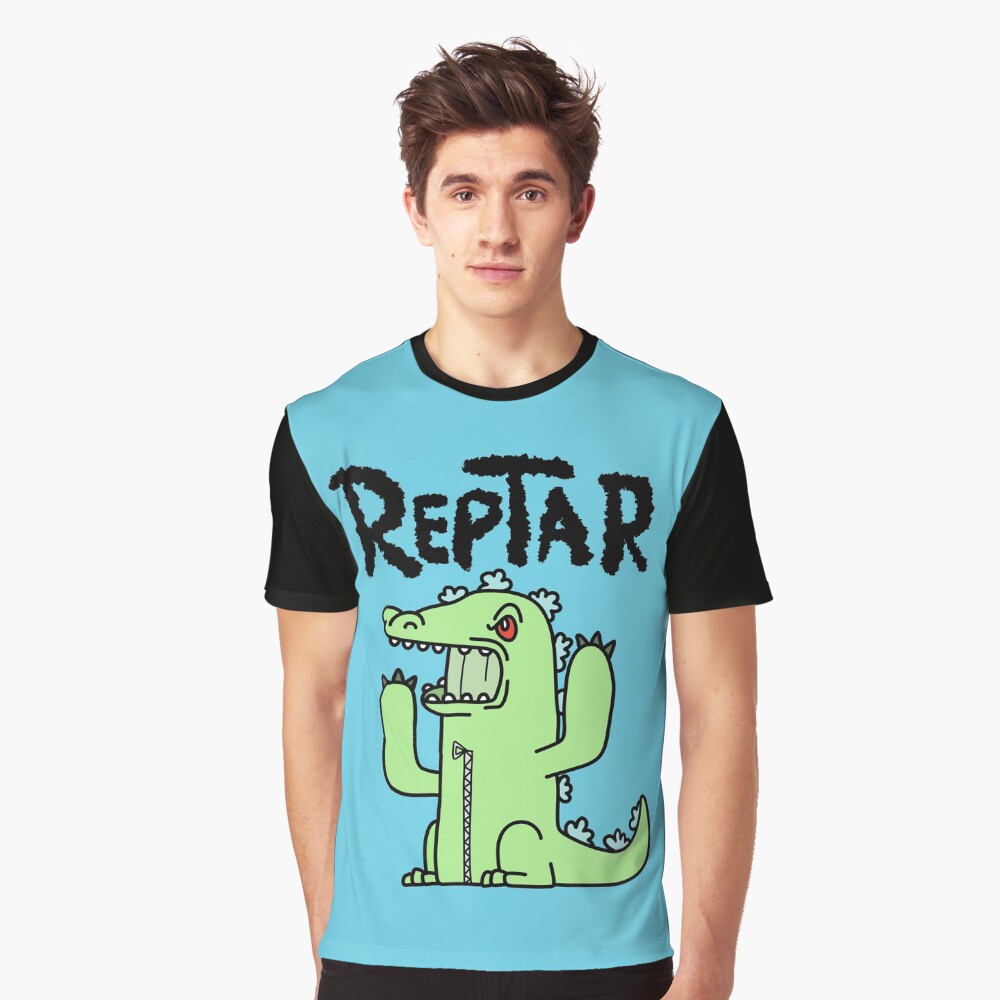 "reptar onesie in colour " Sticker for Sale by hunterandkit | Redbubble