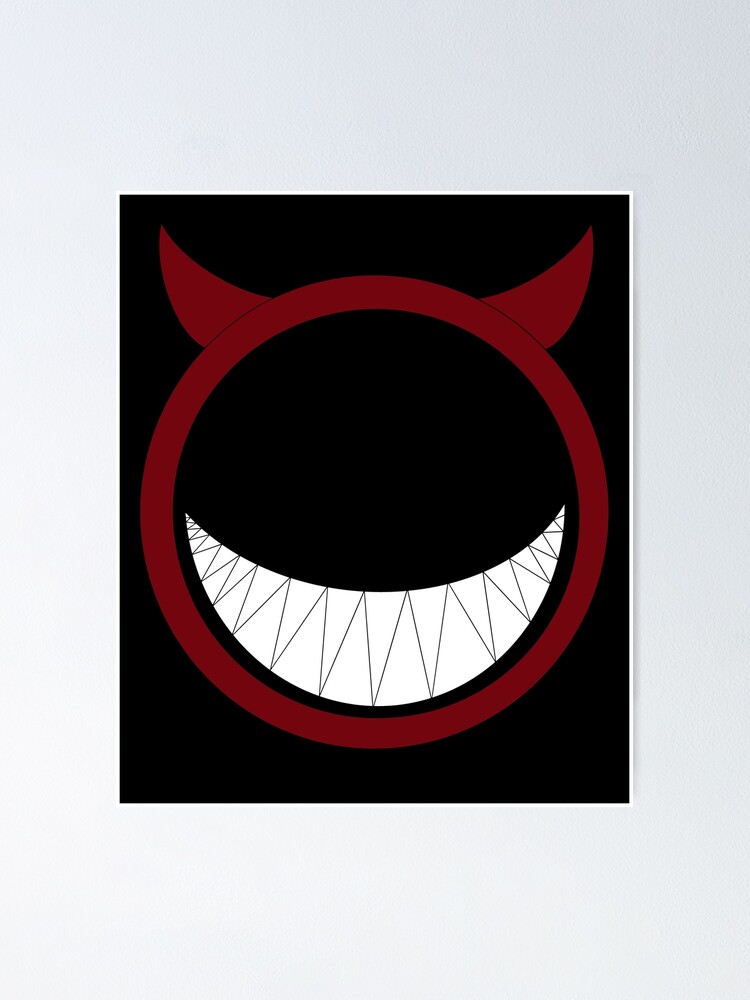 "Smiling Devil Symbol - The Black Heart Mafia" Poster for Sale by ...