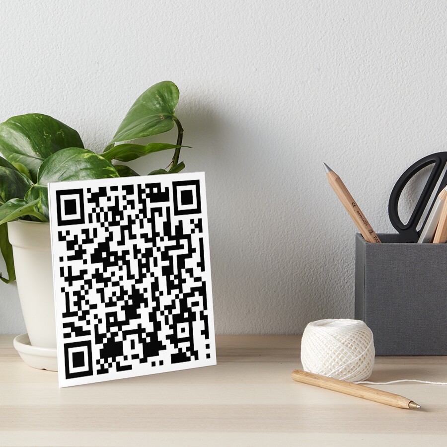 "wash your hands you detty pig QR CODE" Art Board Print for Sale by ...