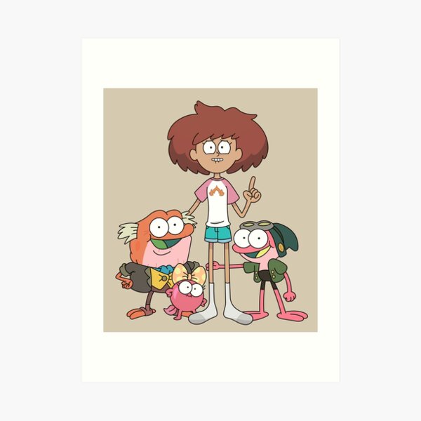 "Anne and Plantar Family | Amphibia" Art Print for Sale by artnchfck ...