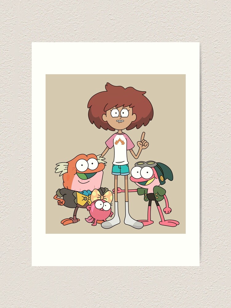 "Anne and Plantar Family | Amphibia" Art Print for Sale by artnchfck ...