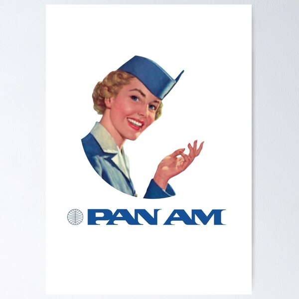 Vintage Pan Am Logo Pan Am Stickers By Traveler's Factory | Pan