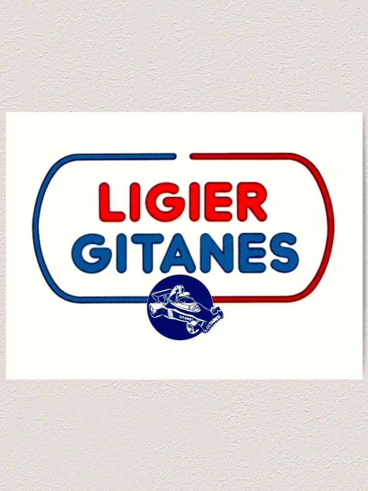 "Vintage Ligier Gitanes F1 Team logo" Art Print for Sale by Racing-is ...