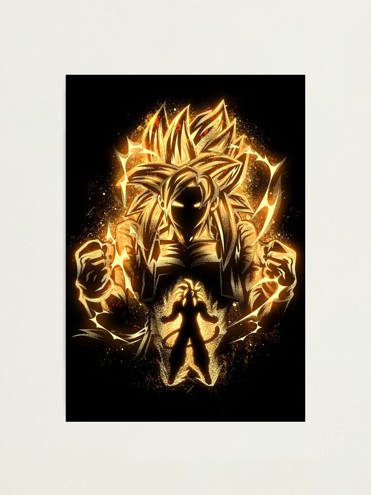 "Golden Saiyan SSJ4" Photographic Print for Sale by Hypertwenty Designs ...