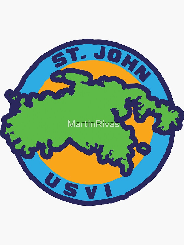 "St. John USVI" Sticker for Sale by MartinRivas | Redbubble