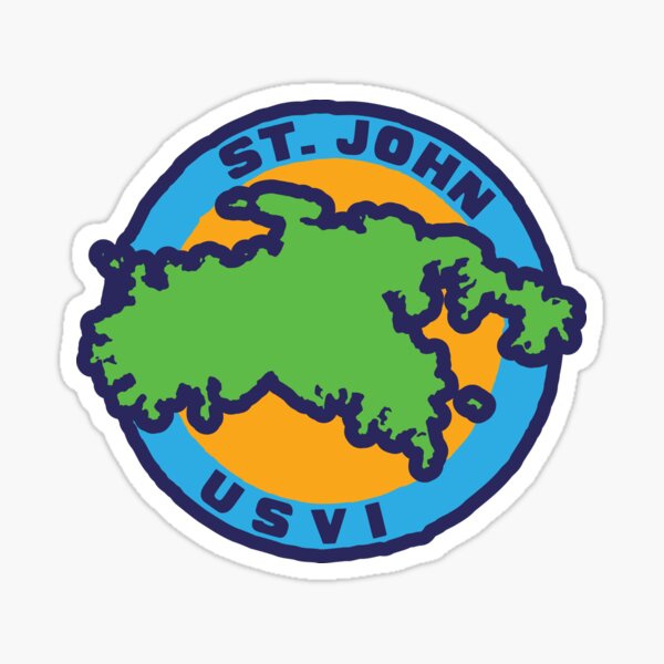 "St. John USVI" Sticker for Sale by MartinRivas | Redbubble