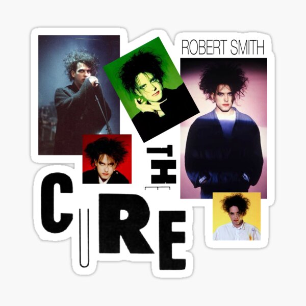 "Robert Smith" Sticker for Sale by TheBandwagen | Redbubble
