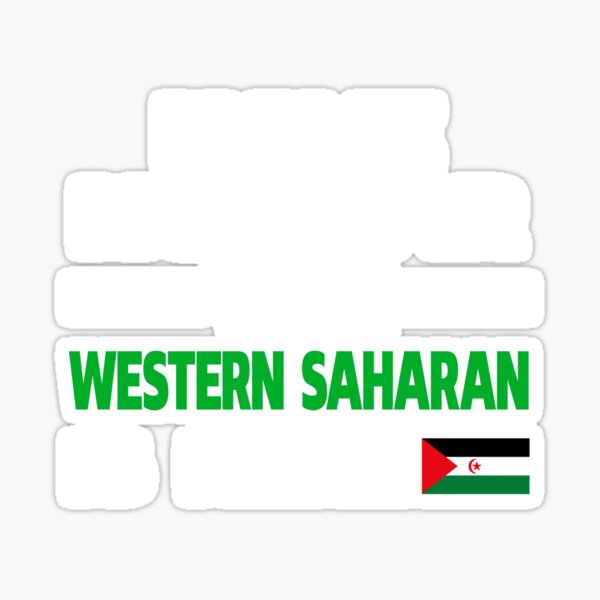 "Western Saharan Is Here Sahara Pride" Sticker for Sale by ...
