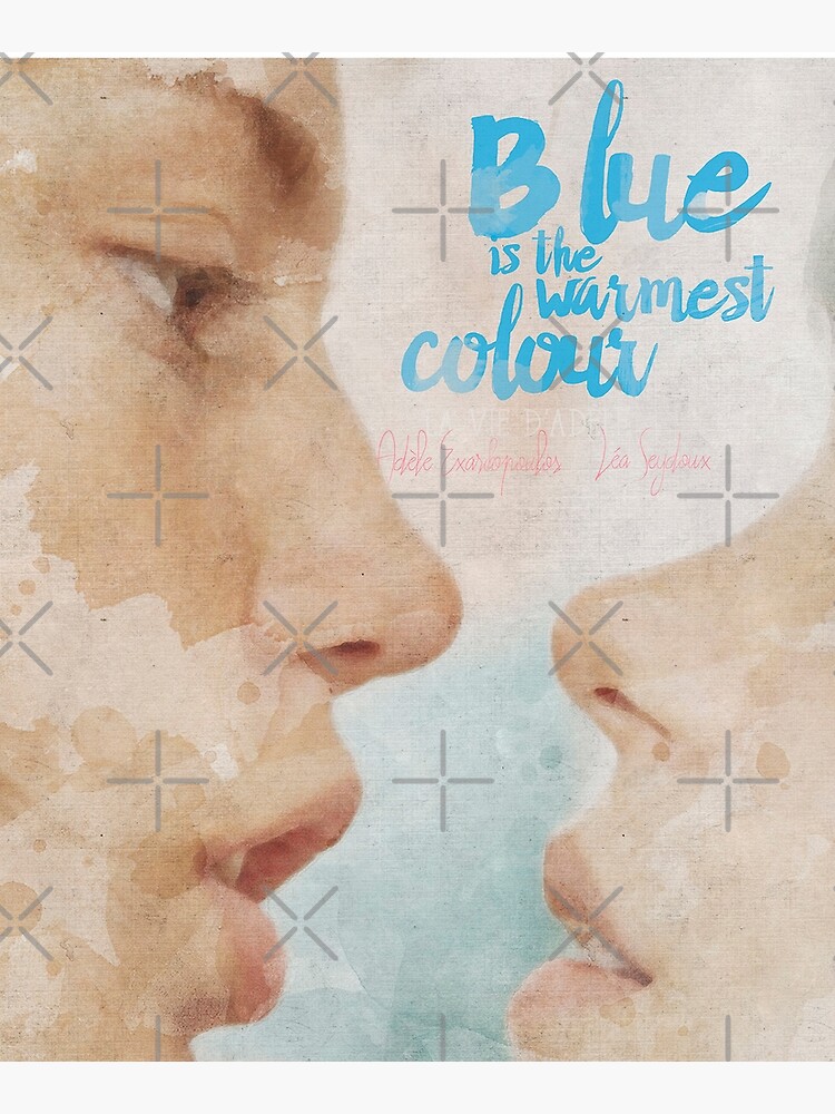 Lámina Montada «el Azul Es El Color Más Cálido El Póster De La