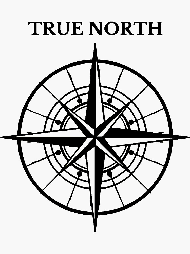 "True North" Sticker for Sale by CCONSCIENCE | Redbubble