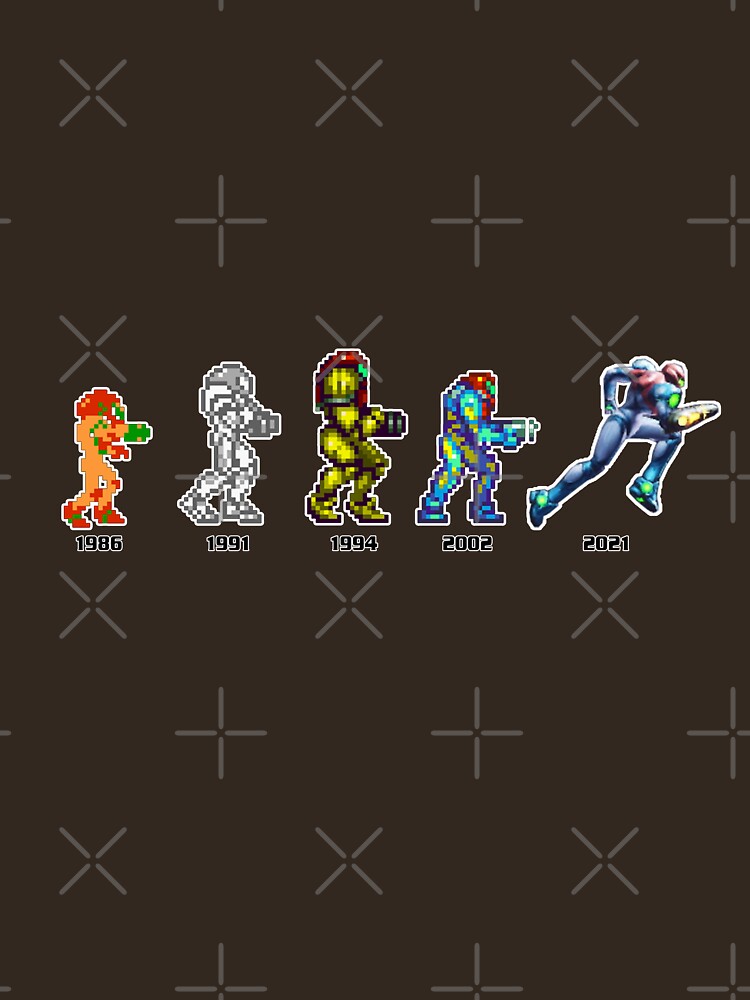 "Samus Evolution" Essential T-Shirt for Sale by autoboxdesign | Redbubble