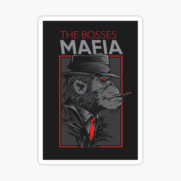 "The Bosses Mafia" Sticker for Sale by nadirkharrat | Redbubble