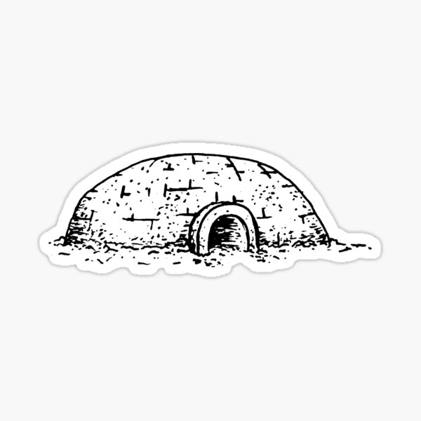"igloo" Sticker for Sale by paperwatch | Redbubble
