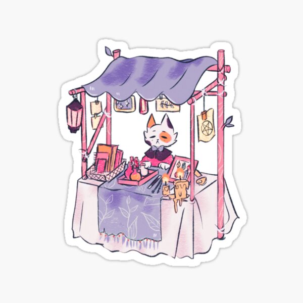 "working seller cat" Sticker for Sale by jezzartt | Redbubble