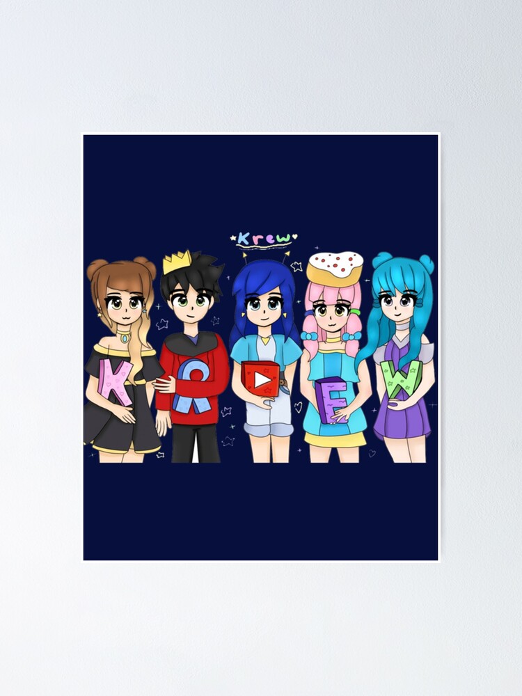"itsfunneh and the krew " Poster for Sale by ROBERTO-CA | Redbubble