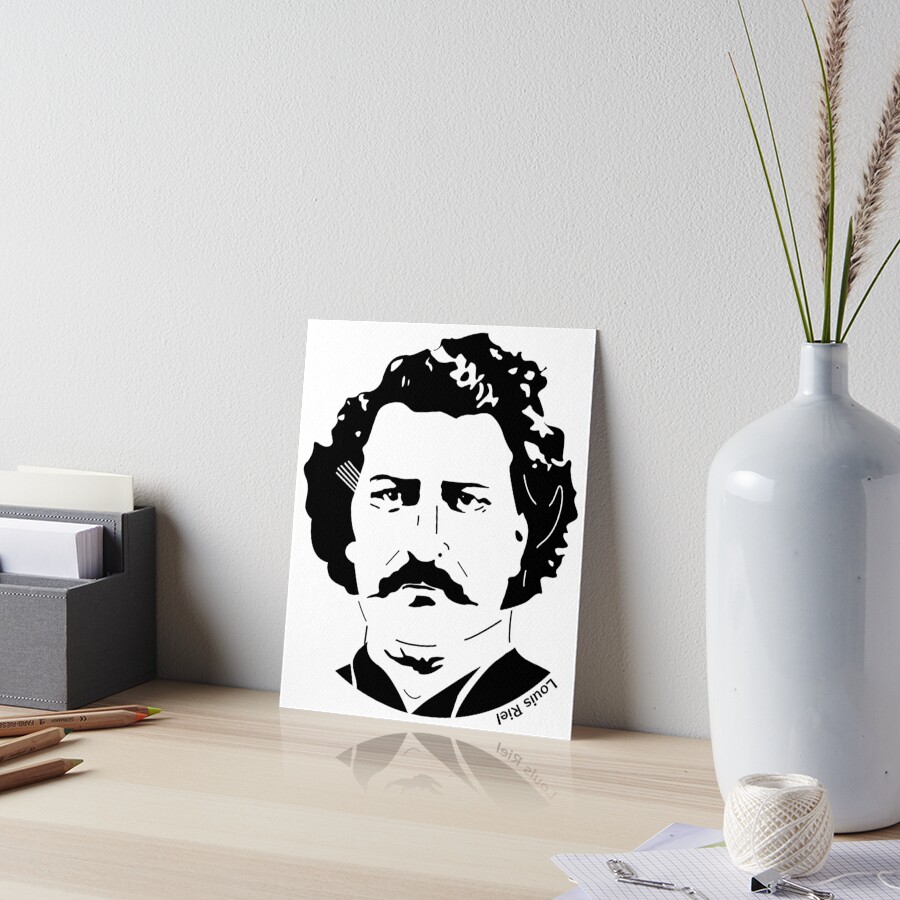"Louis Riel" Art Board Print by zuen | Redbubble