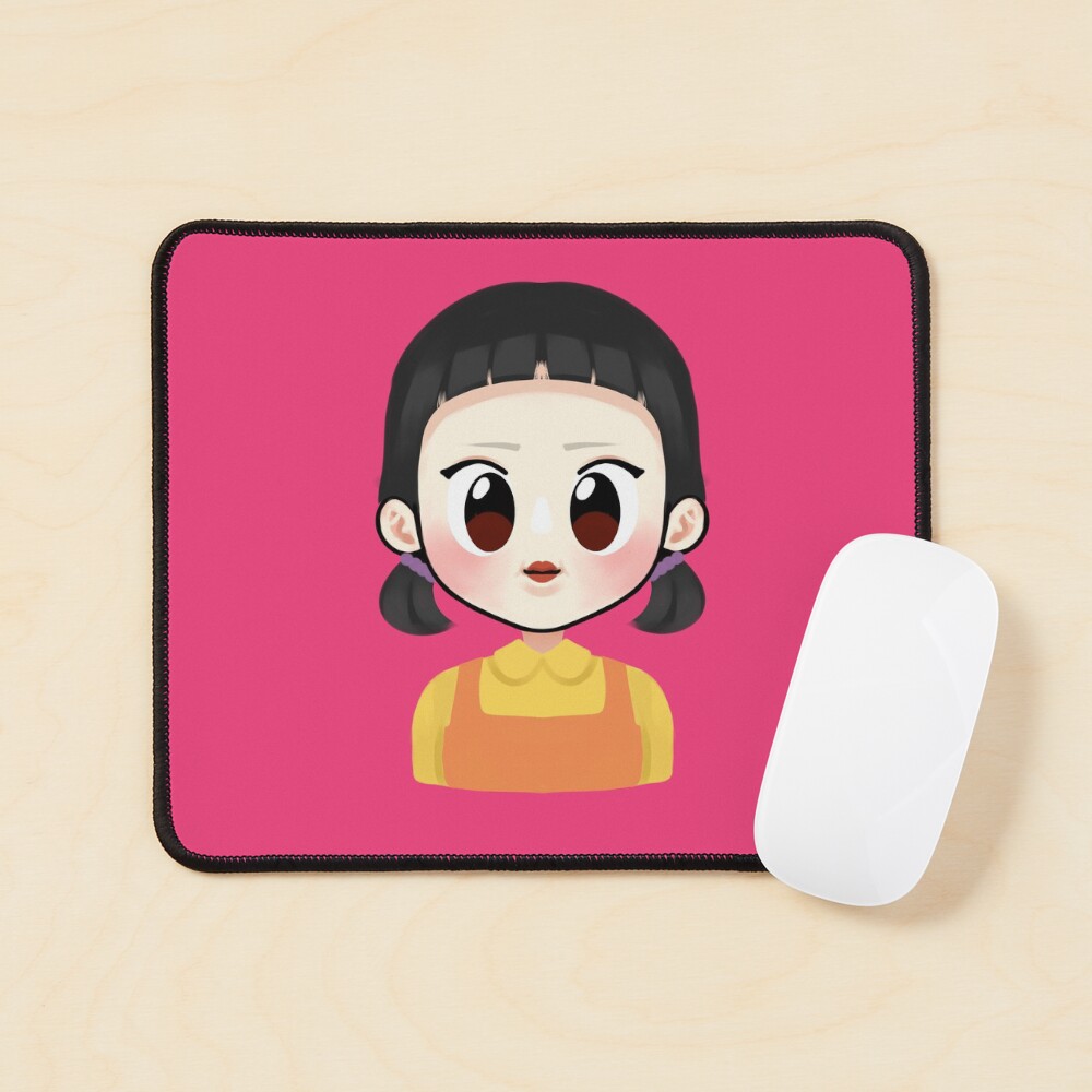 "Squid Game Red Light Green Light Doll Chibi" Sticker for Sale by gomi ...