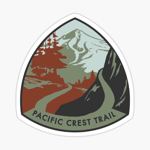 "Pacific Crest Trail" Sticker for Sale by triplew427 | Redbubble