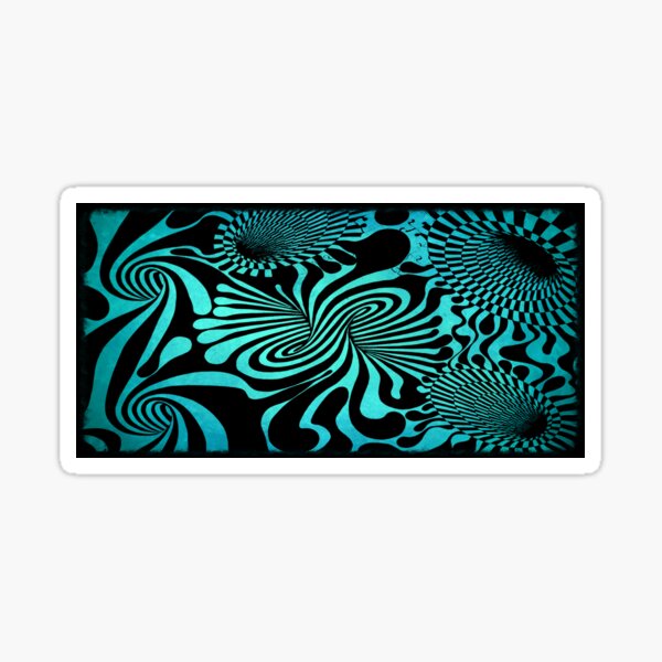 "Optical illusion" Sticker by artistwill | Redbubble