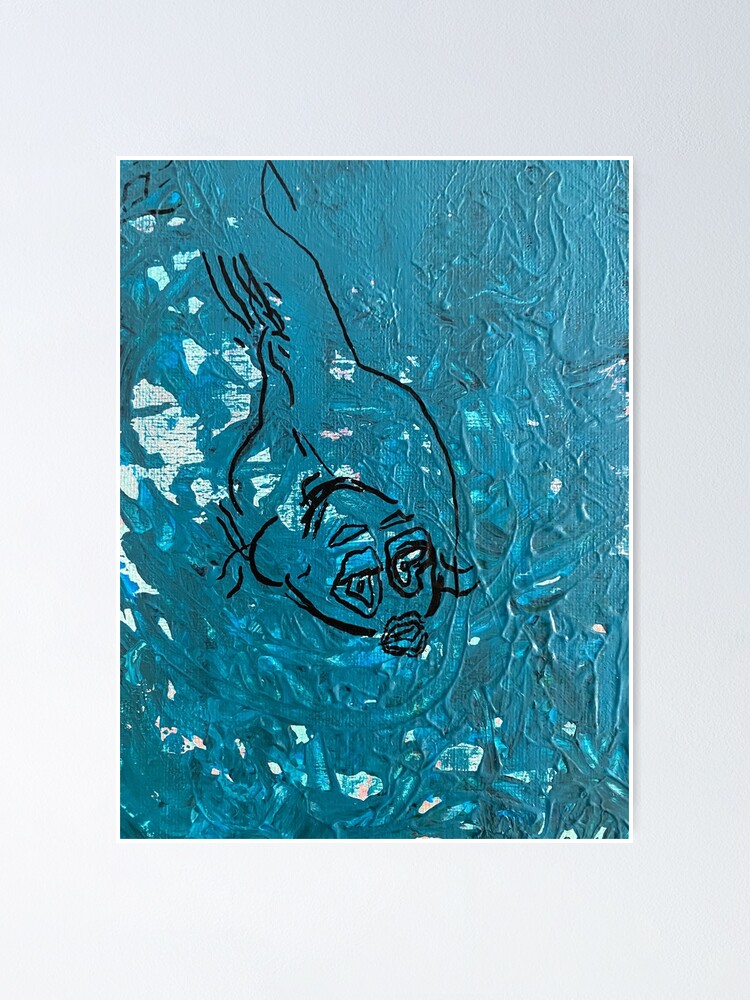 "Guppy Abstract Art" Poster for Sale by artbylforbis | Redbubble