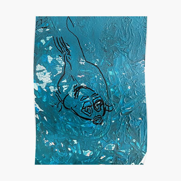 "Guppy Abstract Art" Poster for Sale by artbylforbis | Redbubble