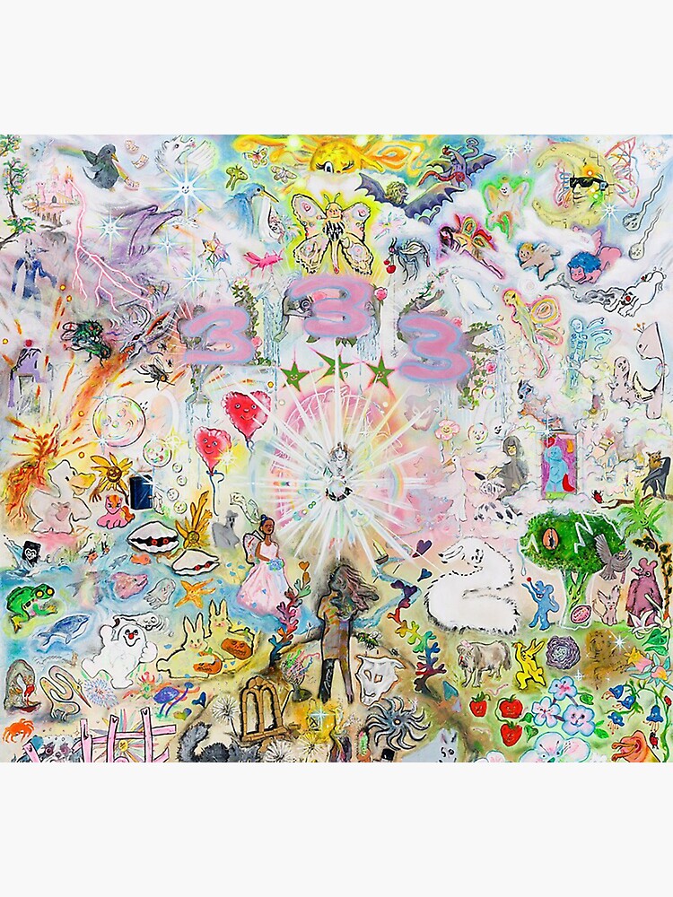 "333 bladee album cover Poster" Sticker for Sale by ryanquinn258 ...