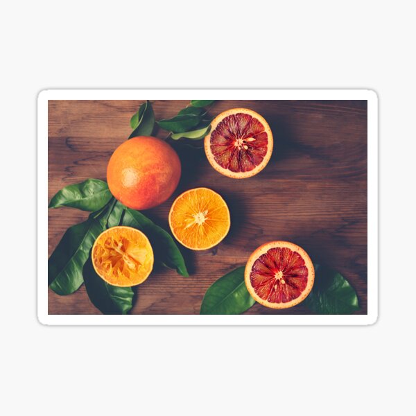 "Still Life with Ripe Juicy Citrus Fruits" Sticker by dariazu | Redbubble