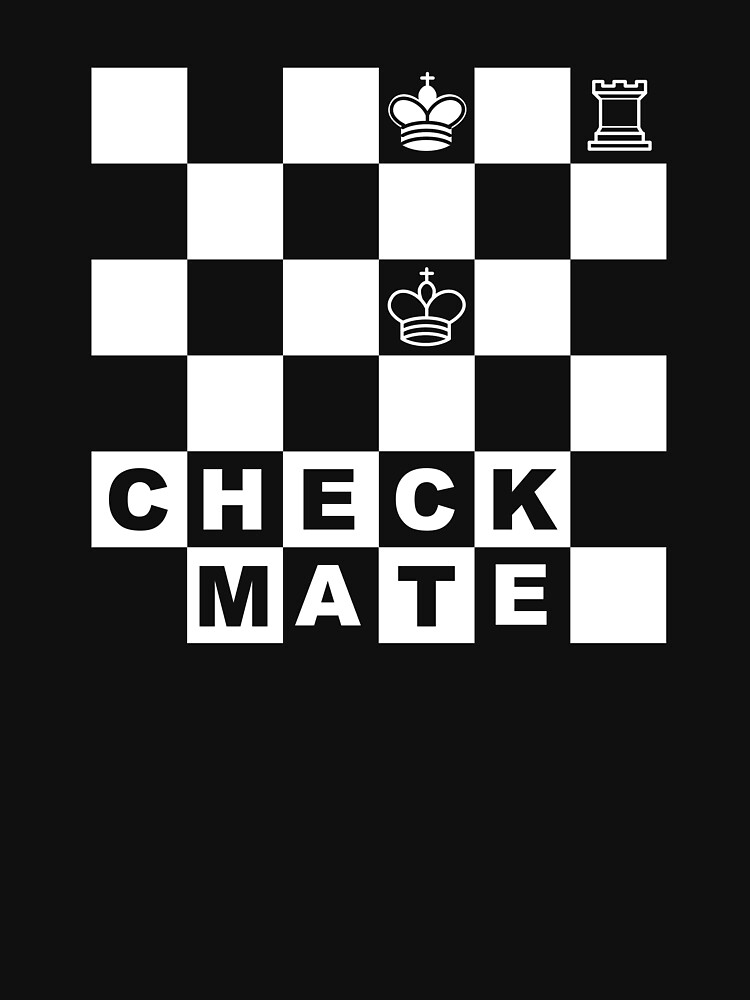 "CheckMate" T-shirt for Sale by MemWear | Redbubble | chess t-shirts ...