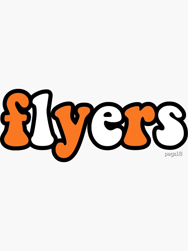 "Flyers" Sticker for Sale by pags18 | Redbubble