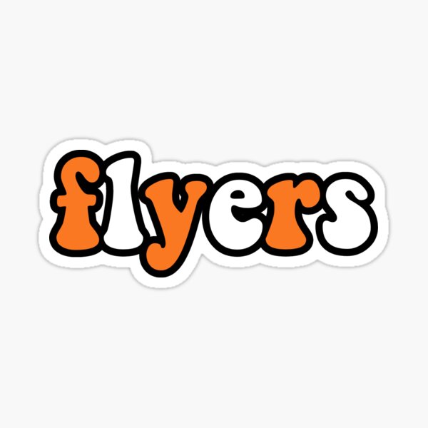 "Flyers" Sticker for Sale by pags18 | Redbubble
