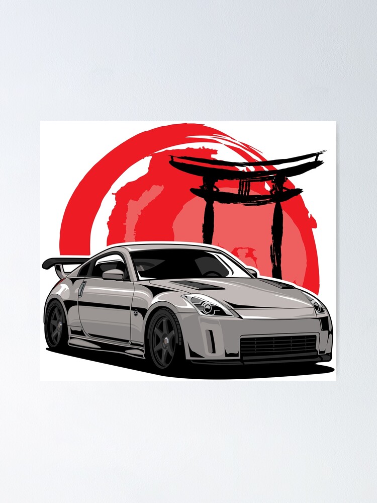 "350z" Poster for Sale by shakotan | Redbubble