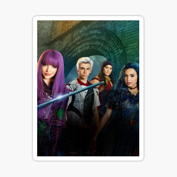 "descendants" Sticker for Sale by justforya | Redbubble