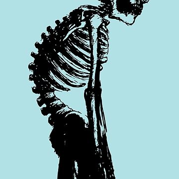 "Mr Skeleton Slump" Poster for Sale by Stack | Redbubble