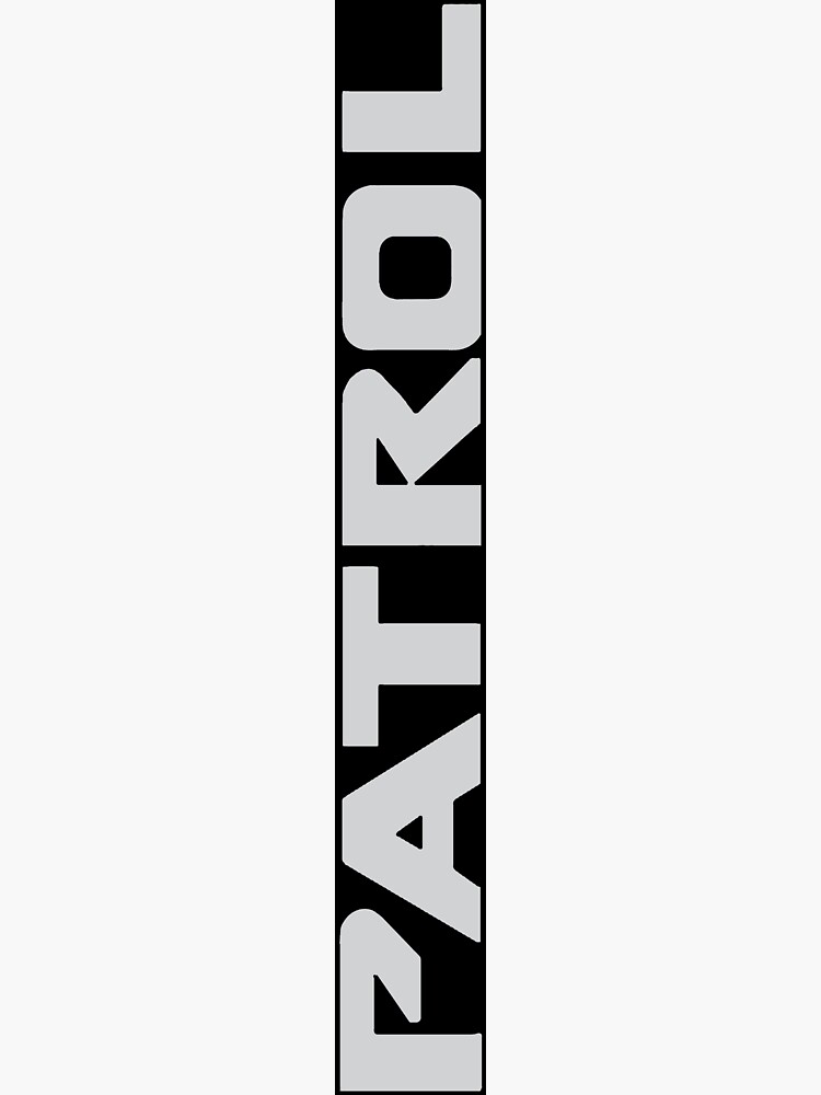 "Patrol Logo Side" Sticker for Sale by Johno996 | Redbubble