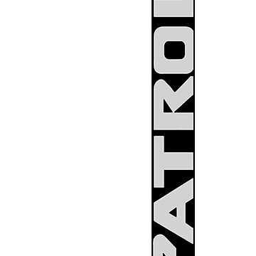 "Patrol Logo Side" Sticker for Sale by Johno996 | Redbubble