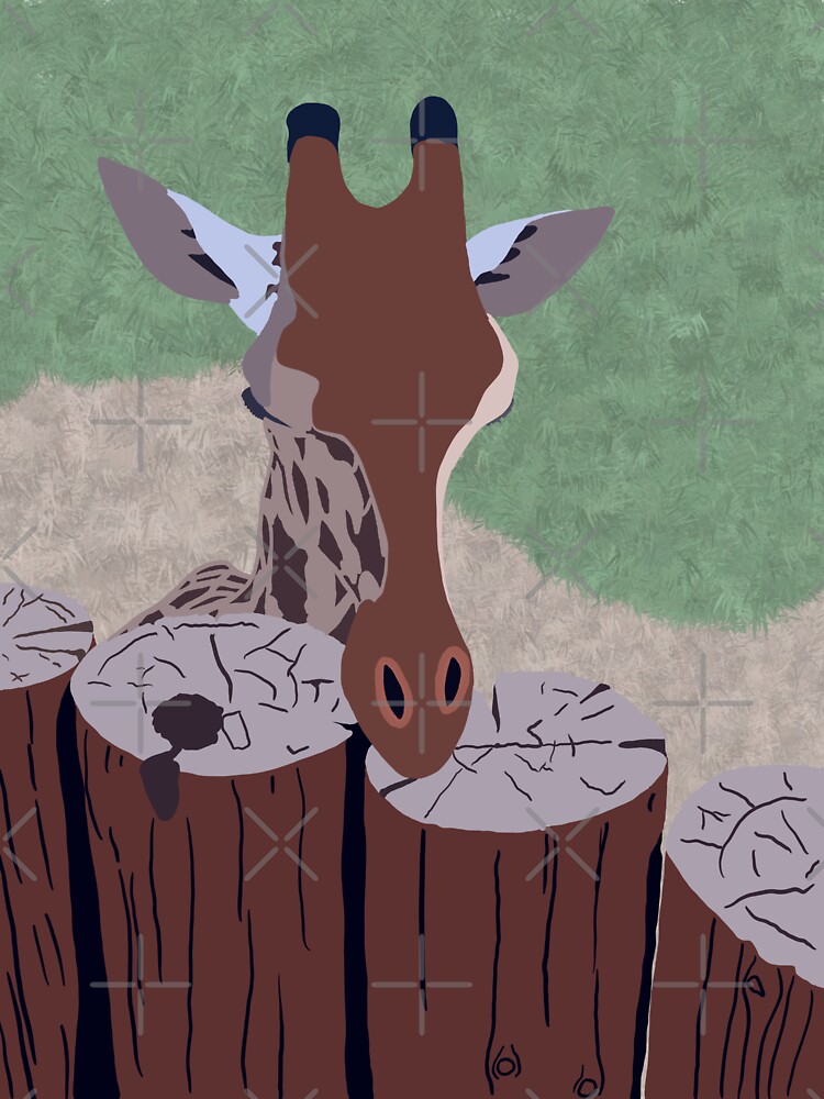 "Jeffery the Giraffe " Sticker for Sale by TheToonCatcher | Redbubble