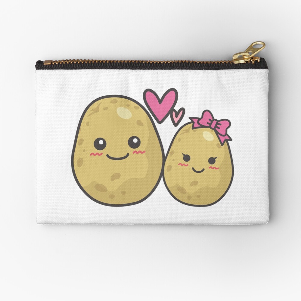 "Best Spuds - Cute Kawaii Potato Couple" Sticker for Sale by ...