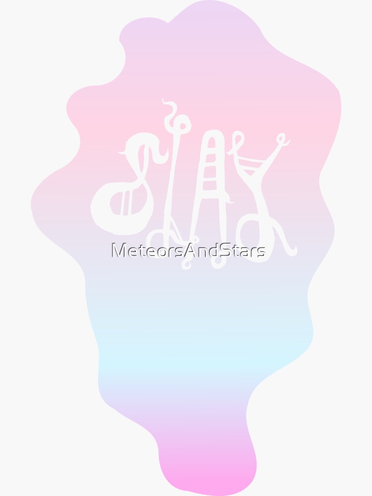 "Slay" Sticker for Sale by MeteorsAndStars | Redbubble