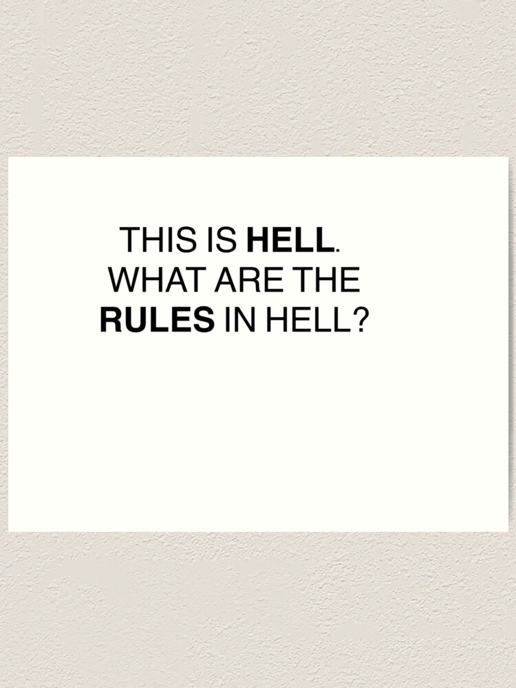 "squid game netflix quote "this is hell. what are the rules in hell ...