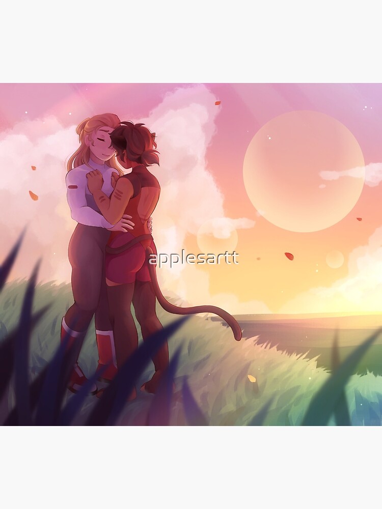 "Catradora being cute" Poster by applesartt | Redbubble