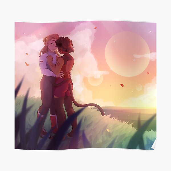 "Catradora being cute" Poster by applesartt | Redbubble