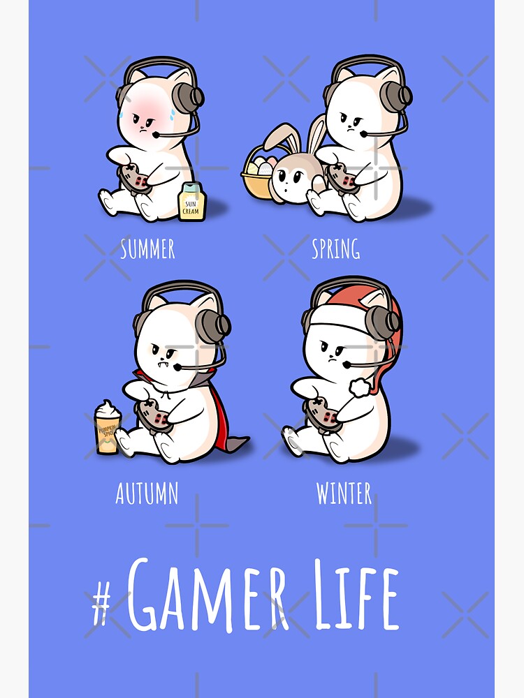 "Gamer Life Birthday" Sticker by PinkPlatypus | Redbubble