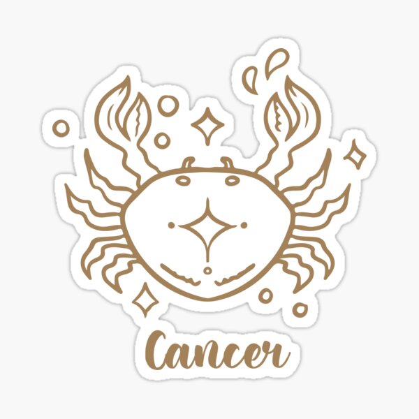 "Zodiac Edition / Cancer" Sticker by Lumeraki07 | Redbubble