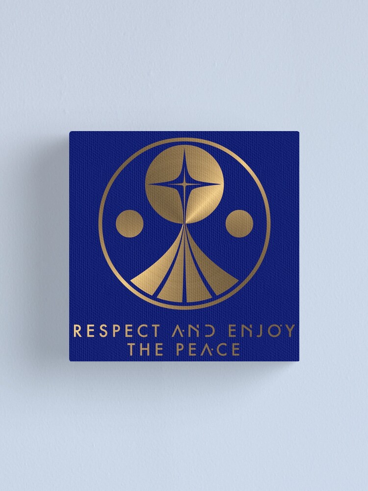 "Respect and Enjoy the Peace" Canvas Print for Sale by arcanafoundry ...