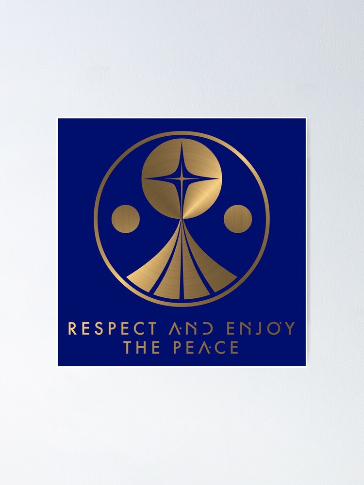 "Respect and Enjoy the Peace" Poster for Sale by arcanafoundry | Redbubble