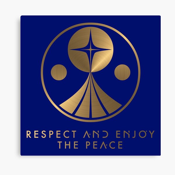 "Respect and Enjoy the Peace" Canvas Print for Sale by arcanafoundry ...