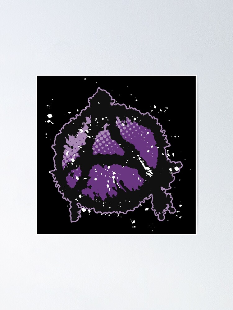 "Lesbian Pride Anarchy Symbol" Poster for Sale by iscaStudioArt | Redbubble