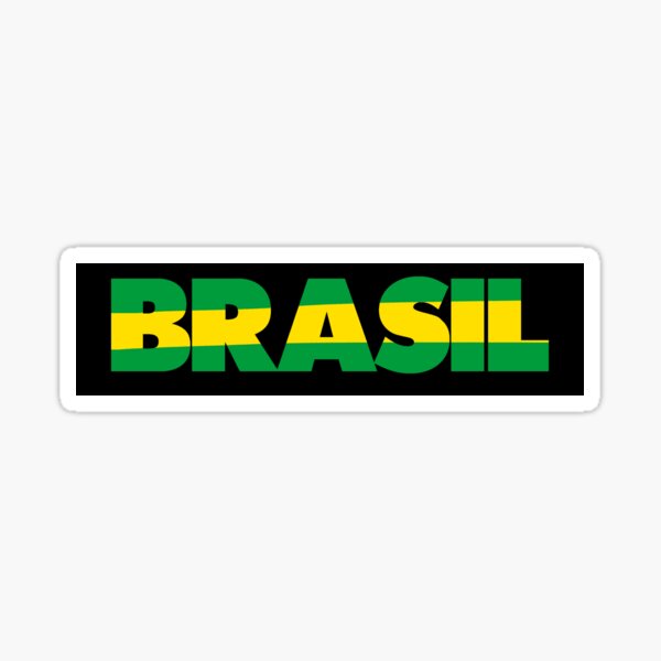 "Brasil" Sticker by wildserenity | Redbubble